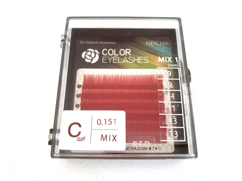 EXTENSIÓN DE PESTAÑAS NEICHA MINI – CURL C – GROSOR 0.15 – MIX – Centifolia